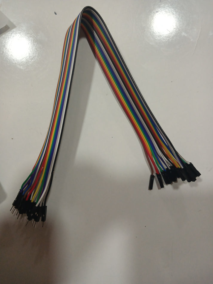 20pcs of 30cm Jumper wire male-female – Microscale