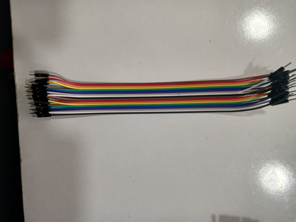 20cm Jumper wire set male-male (20pcs) – Microscale
