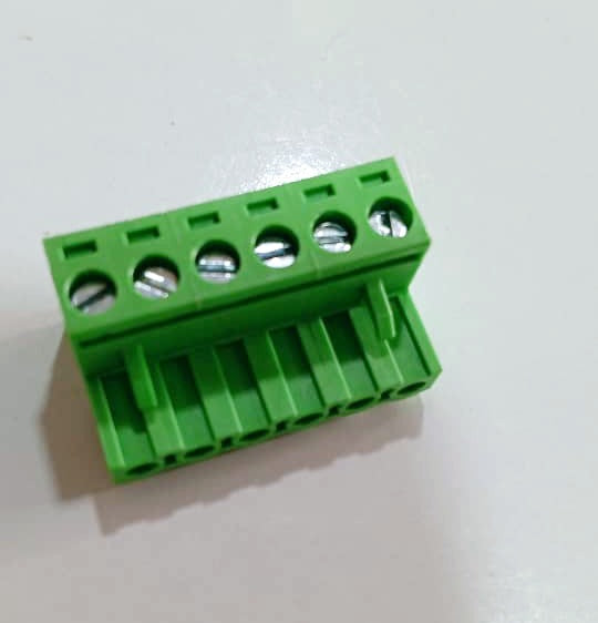 6Pin Terminal Block Plug Connector female – Microscale