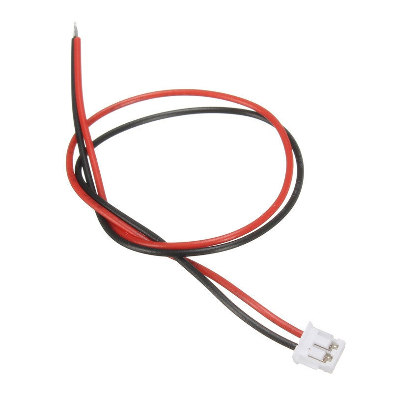 2 pin single-sided female XH2.54/2P connector with 20cm cable – Microscale