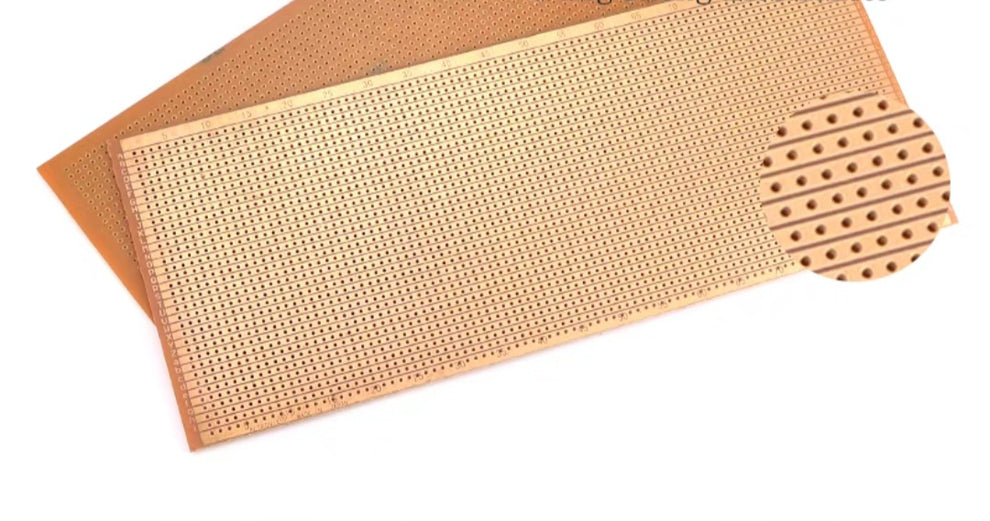 10x24.5cm Veroboard strip/line – Microscale