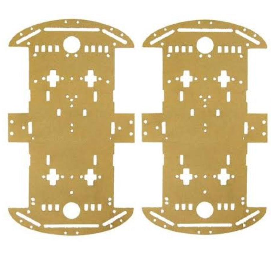 4WD Acrylic Plate Panel For Smart Car Chassis (Paired) – Microscale