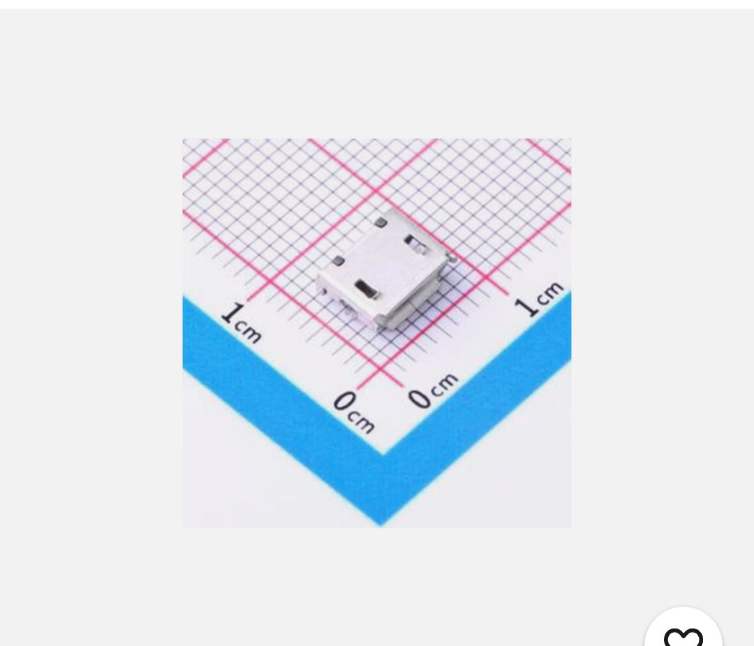 BTC-MC5S-43 SMD Female Micro USB Port – Microscale