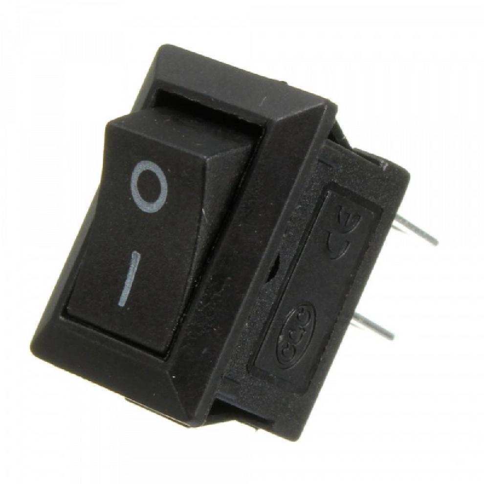 Power Rocker switch KCD1-101/2P – Microscale