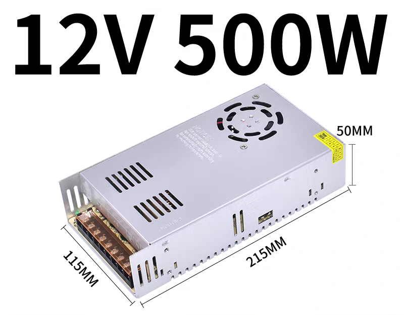 12v 40A 500w Power Supply for LED Matrix Display – Microscale